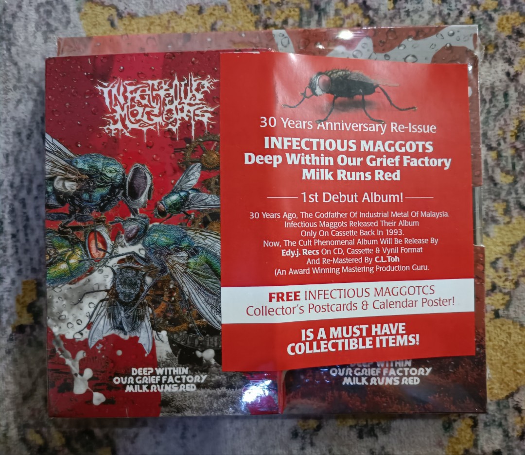 INFECTIOUS MAGGOTS box set cd/kaset, Hobbies & Toys, Music & Media, CDs ...