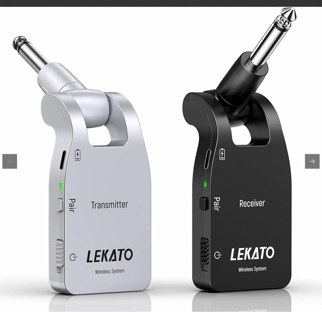 [Instock] LEKATO Wireless Guitar Transmitter Receiver 2.4G Rechargeable ...