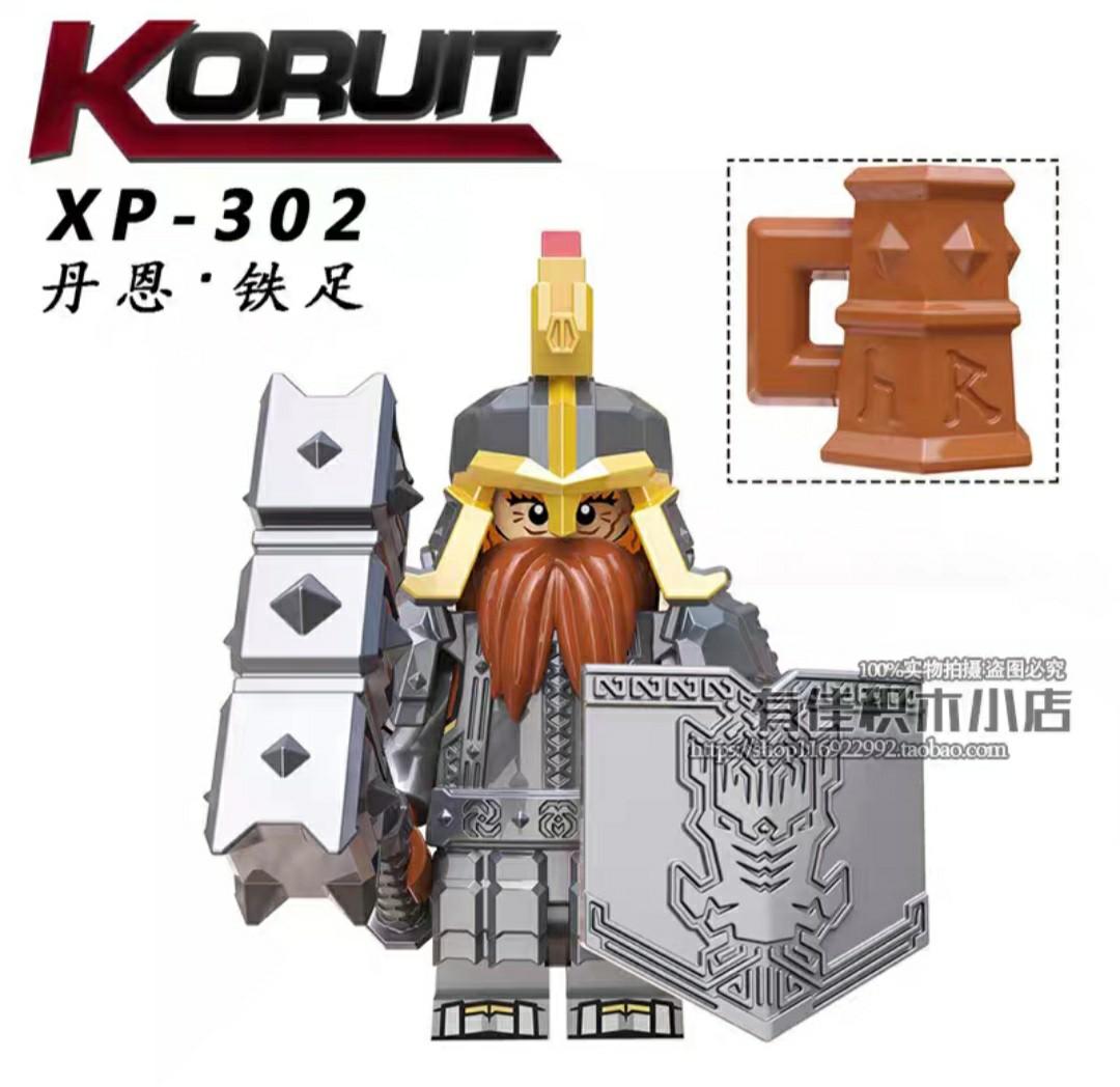 Koruit KT 1040 XP 302-309 LOTR Dwarfs Army Minifigures, Hobbies & Toys ...