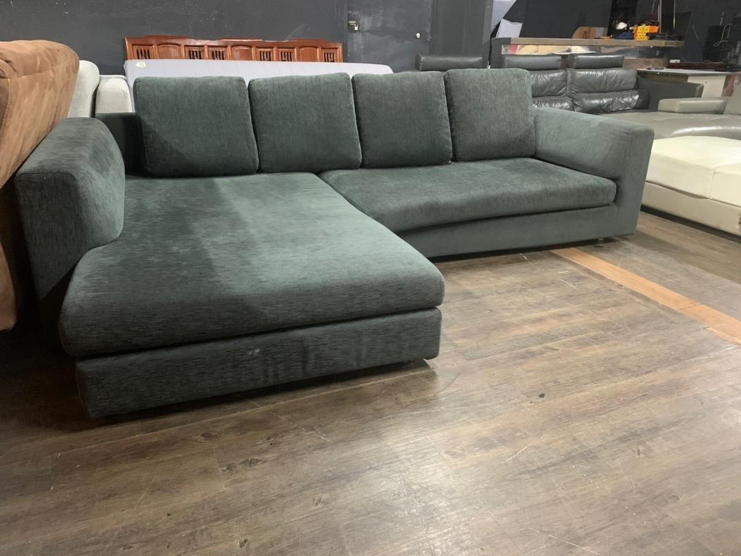 L Shape fabric saiz besar, Furniture & Home Living, Furniture, Sofas on ...