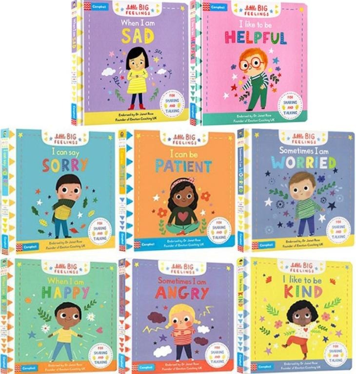 Last Set! Set of 8 Little Big Feelings Board Books, Hobbies & Toys ...