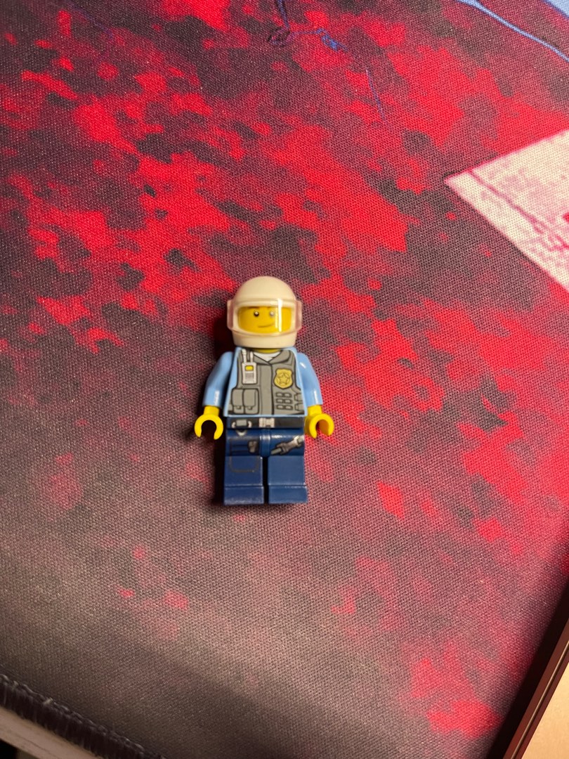 Lego Police with white helmet figure original, Toys & Collectibles ...