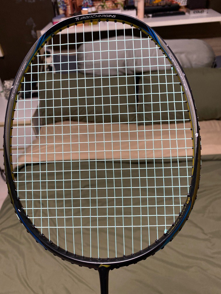 Li ning turbo charging 75EX, Sports Equipment, Sports & Games, Racket ...