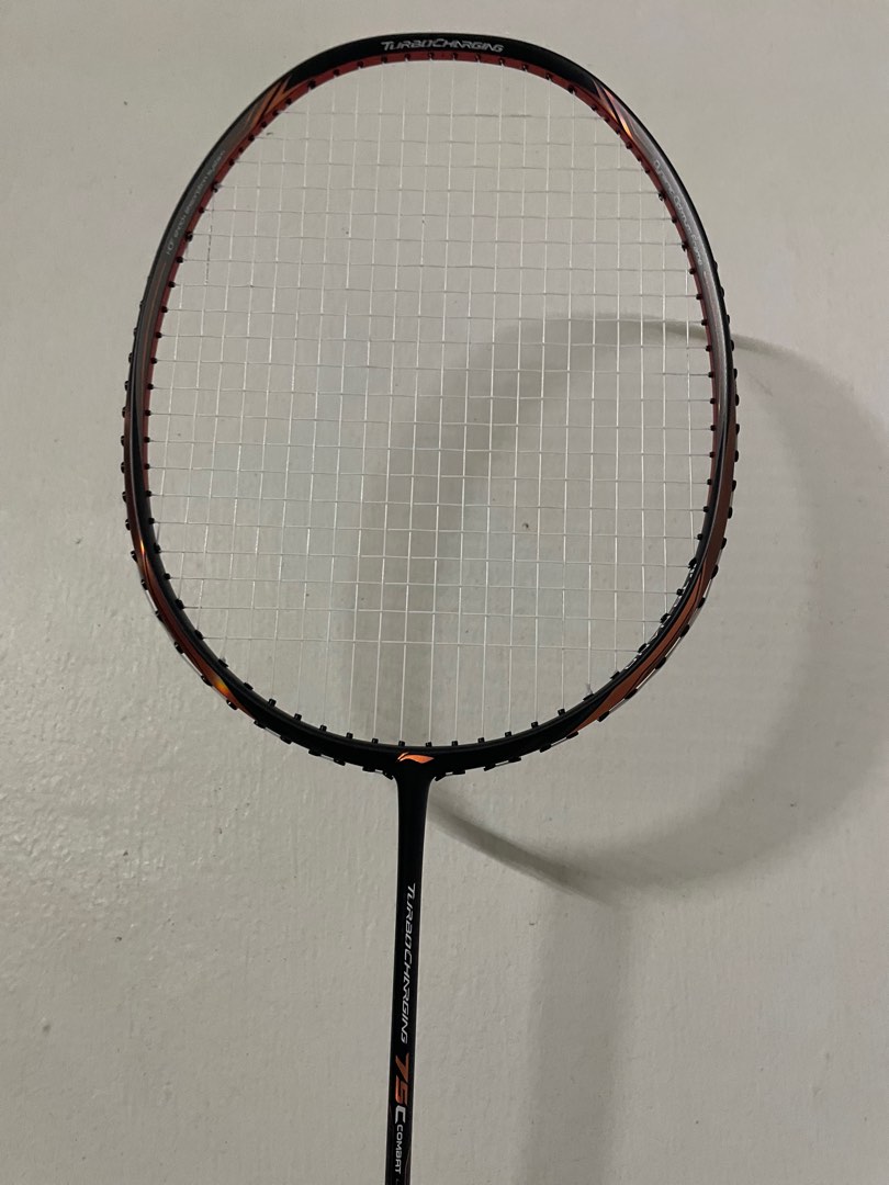 LI-NING TURBO CHARGING 75C 3U BLACK RED, Sports Equipment, Sports ...