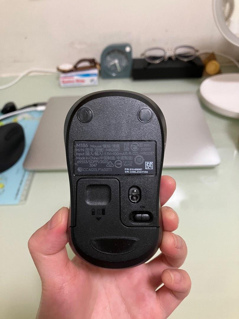 Logi M186, 電腦＆科技, 電腦周邊及配件, 電腦滑鼠及相關產品 - Carousell