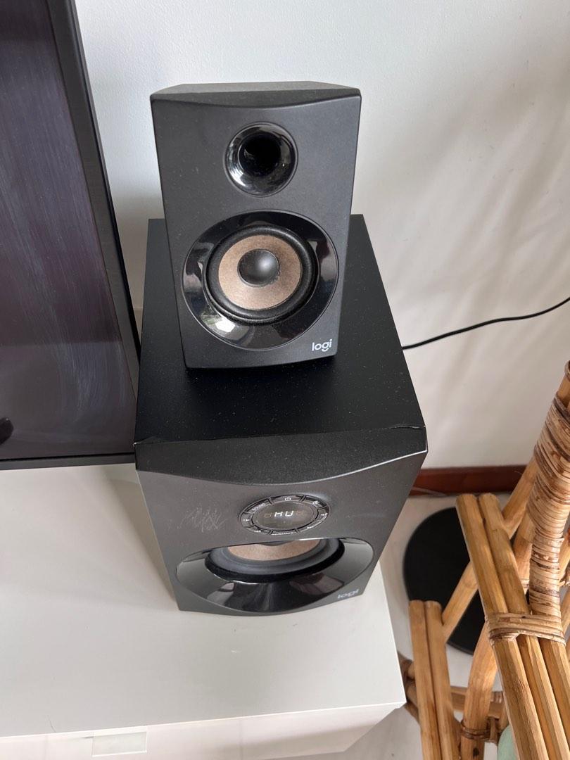 Logitech Z Surround Sound Speaker System Audio Soundbars Speakers Amplifiers On