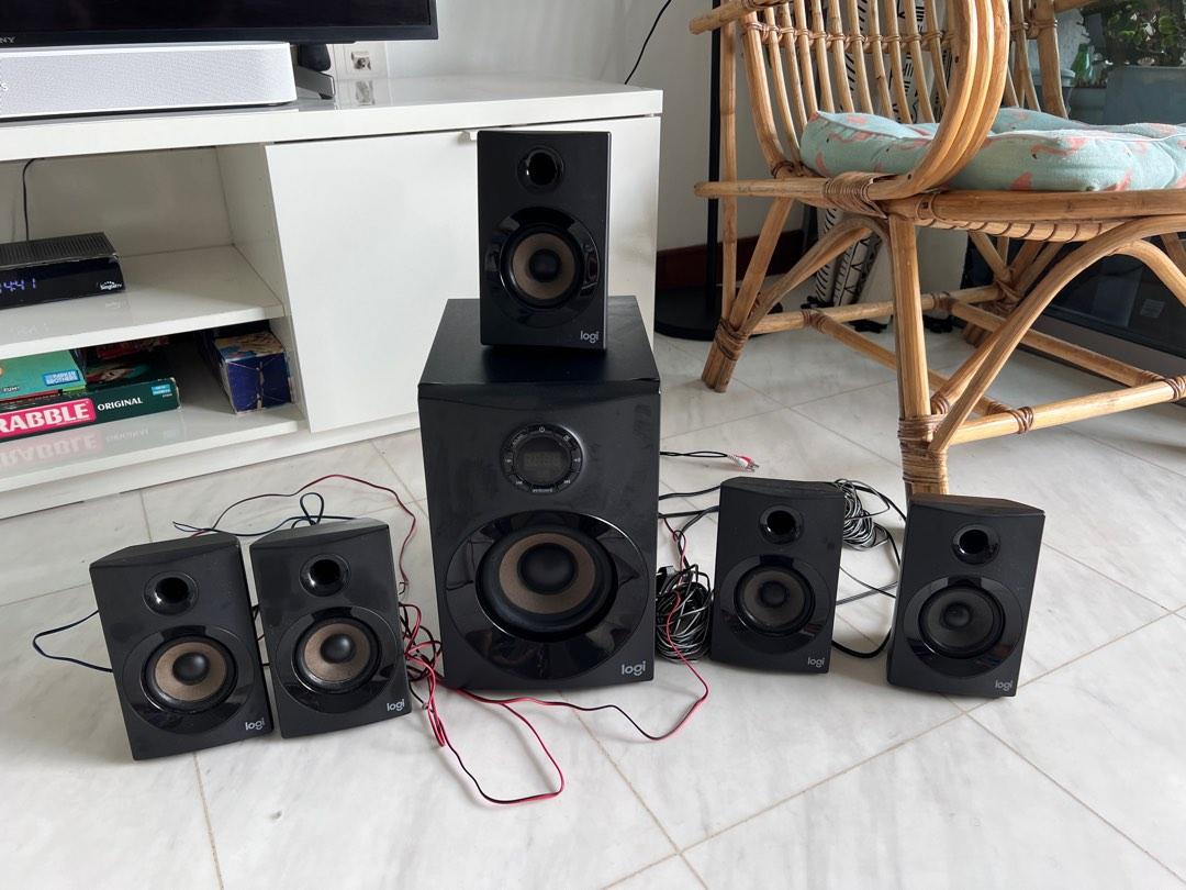 Logitech Z607 5.1 Surround Sound Speaker System, Audio, Soundbars ...