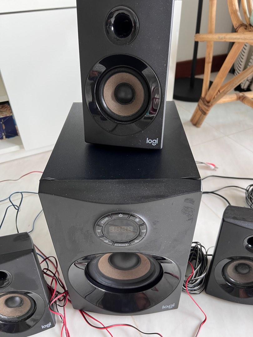 Logitech Z607 5.1 Surround Sound Speaker System, Audio, Soundbars ...