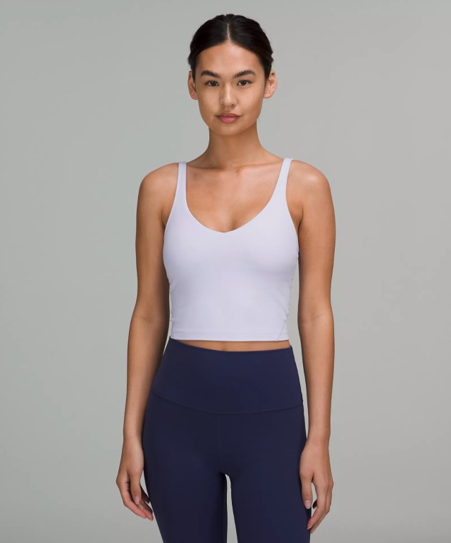 Lululemon align tank (white and black), Women's Fashion, Activewear on ...