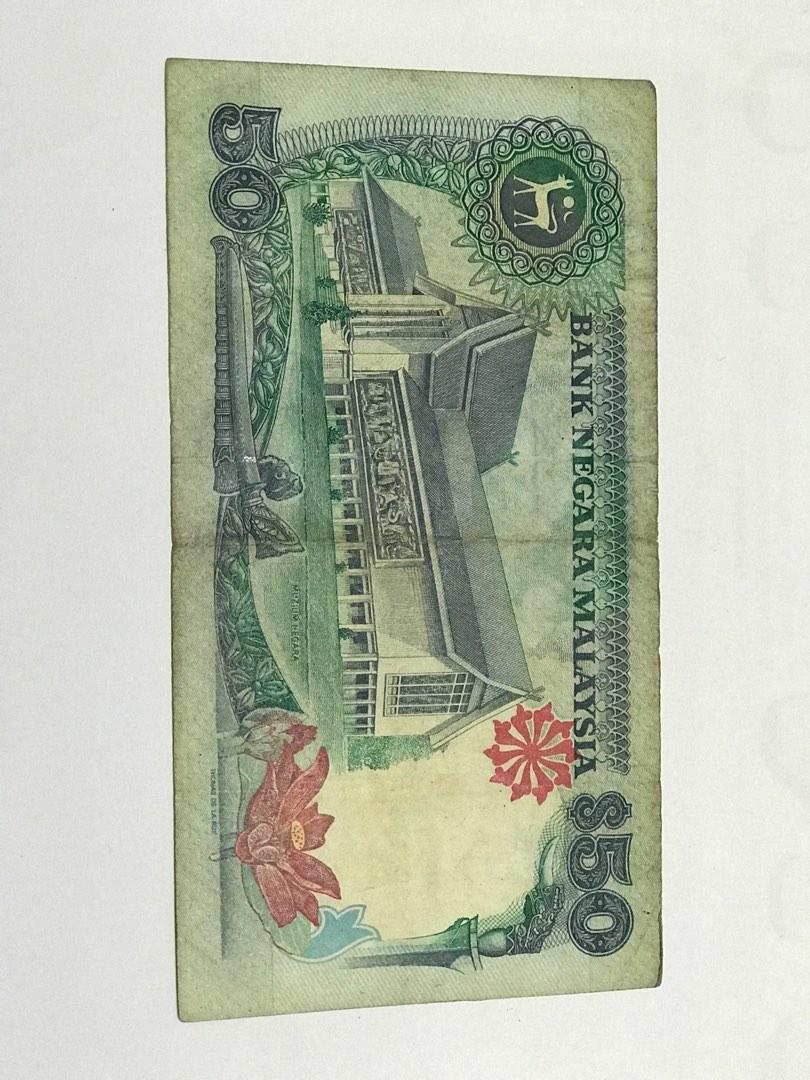 Malaysia Old Bank Note RM50, Hobbies & Toys, Collectibles & Memorabilia ...