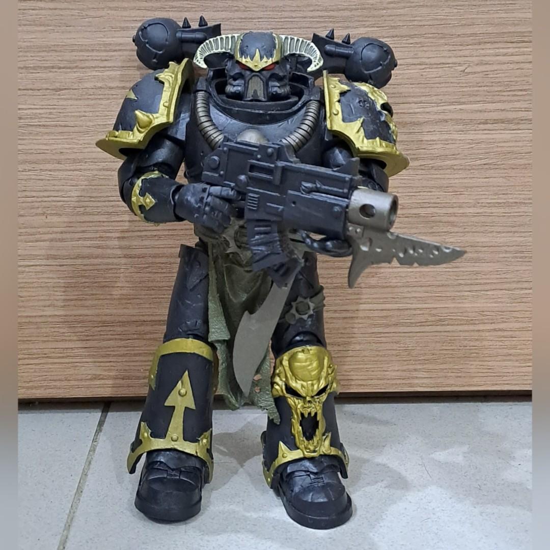 McFarlane Warhammer 40K Black Legion Chaos Space Marine, Hobbies & Toys ...