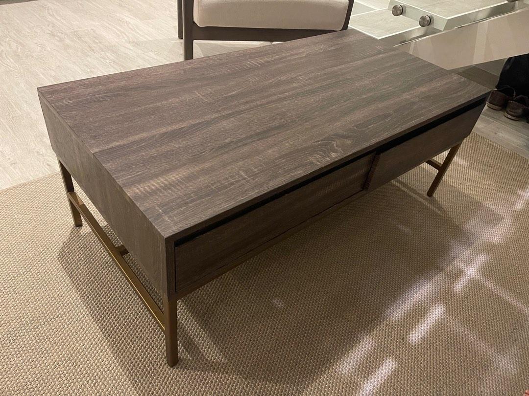 MEDIA TABLE AND CENTER TABLE SET, Furniture & Home Living, Furniture ...