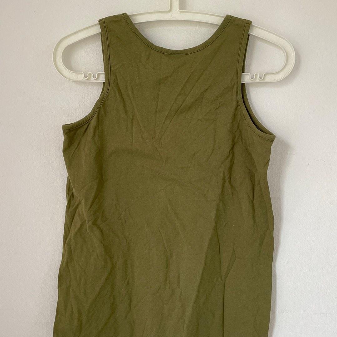 Men Army singlet, Men's Fashion, Tops & Sets, Vests on Carousell