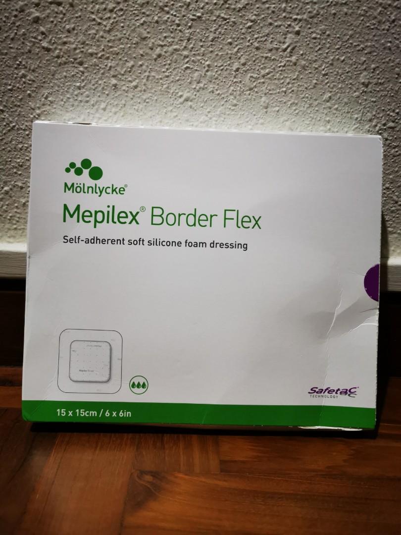 Mepilex Border Flex 15cm x 15cm, Health & Nutrition, Medical Supplies ...