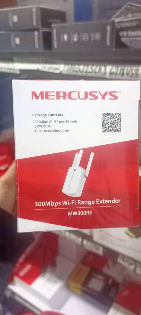 Mercusys MW300RE 300Mbps Wifi Range Extender, Wifi Extender, Wifi ...