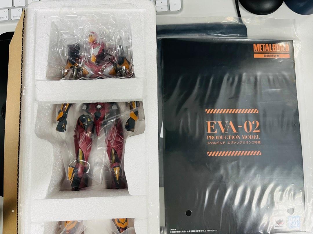 日版METAL BUILD EVA-02 PRODUCTION MODEL 福音戰士EVANGELION 明日香專用二號機合金上色可動完成品 ...