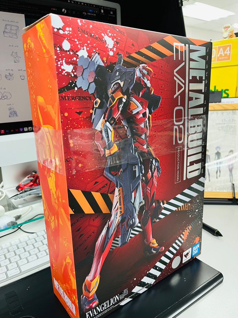 日版METAL BUILD EVA-02 PRODUCTION MODEL 福音戰士EVANGELION 明日香專用二號機合金上色可動完成品 ...