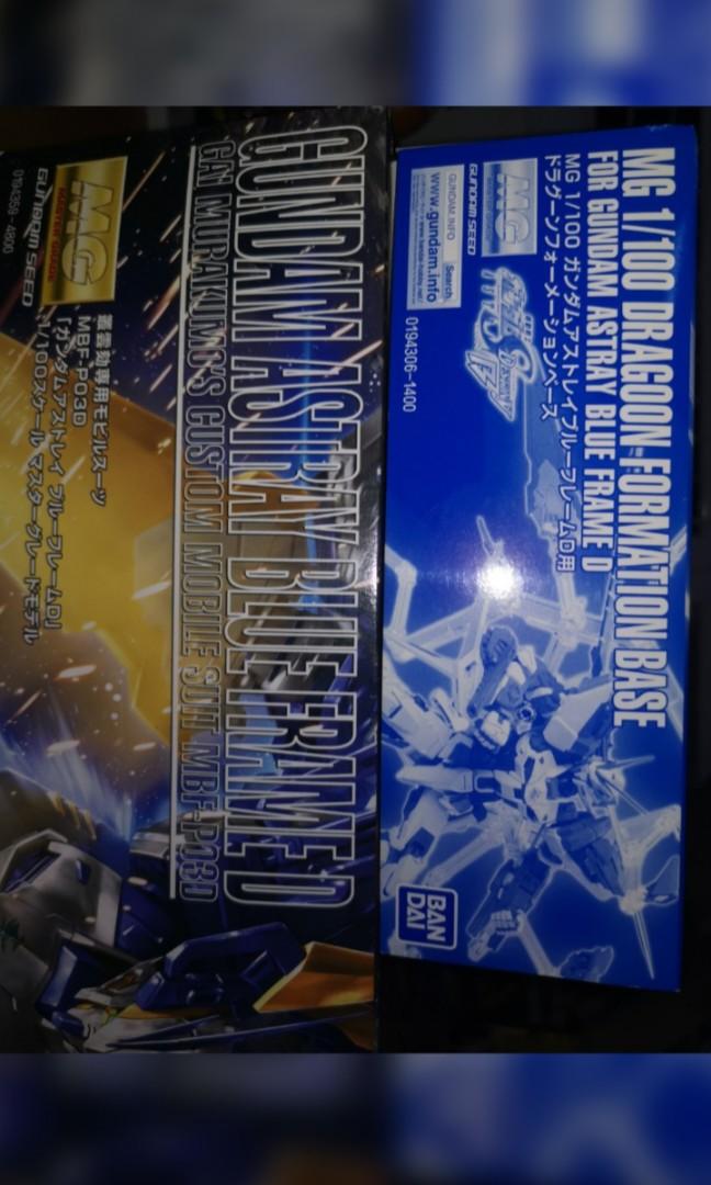 MG Astray Blue Frame Type D with dragon formation base, Hobbies & Toys ...