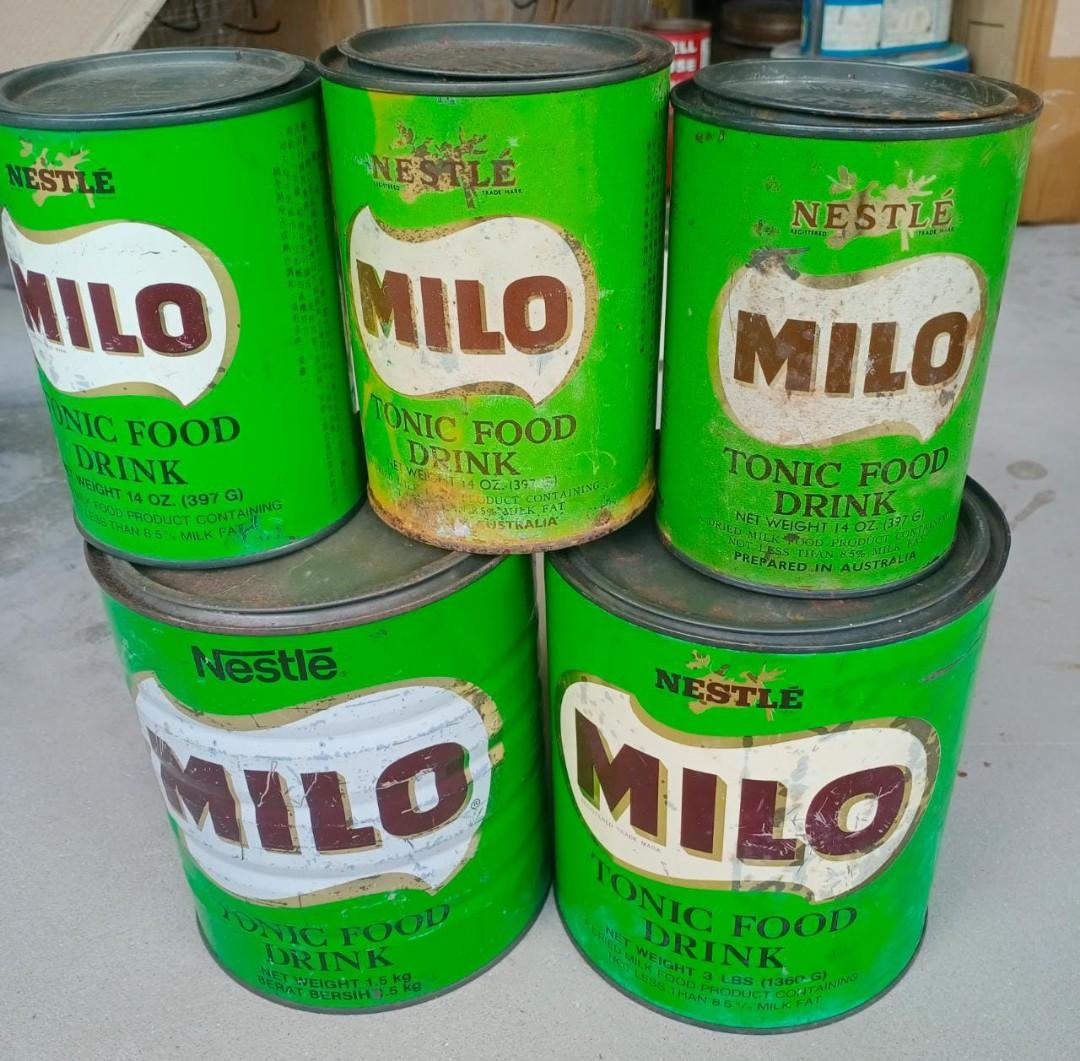 MILO - vintage collectible empty tin - Bahamas and Malaysia - Chinese ...