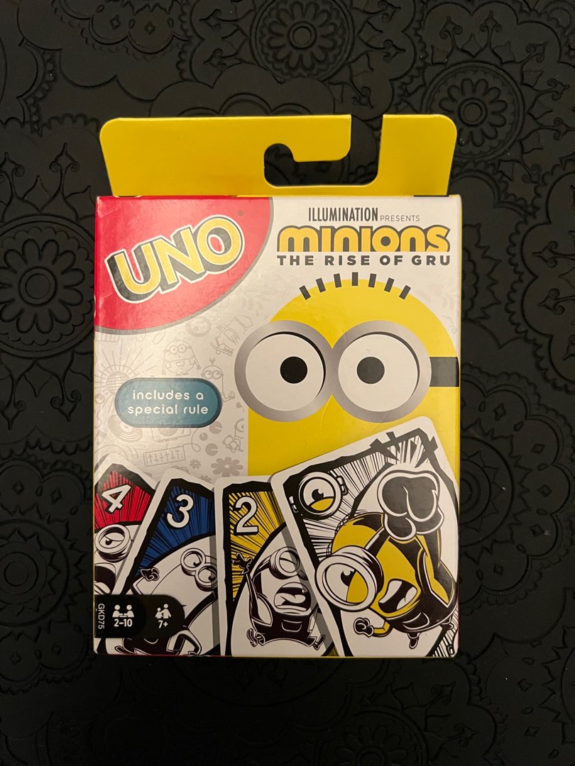 Minions UNO, 興趣及遊戲, 玩具 & 遊戲類 - Carousell