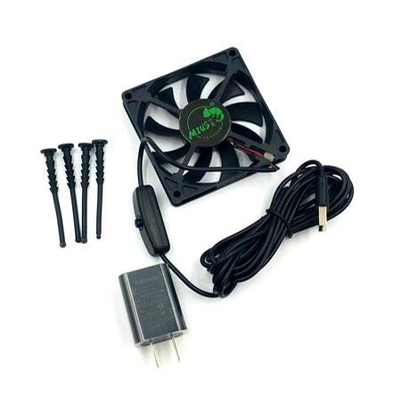 MIUS Terrarium Fan Ventilation Tank Pets Paludarium Cage hamster, Pet ...