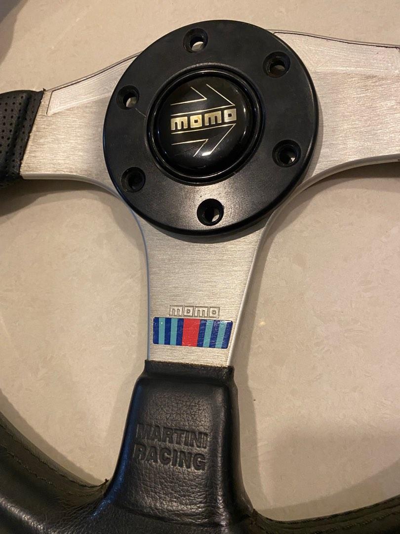 Momo Martini Racing 350mm steering wheel, Car Accessories, Accessories on Carousell
