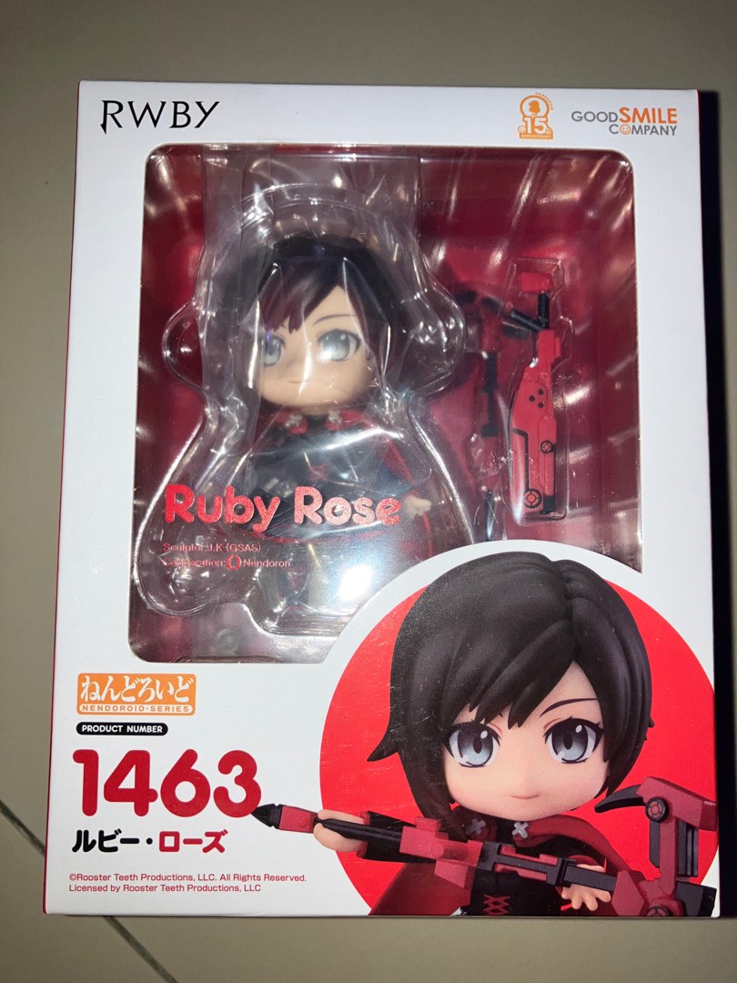 Nendoroid 1463 Ruby Rose RWBY, Hobbies & Toys, Toys & Games on Carousell