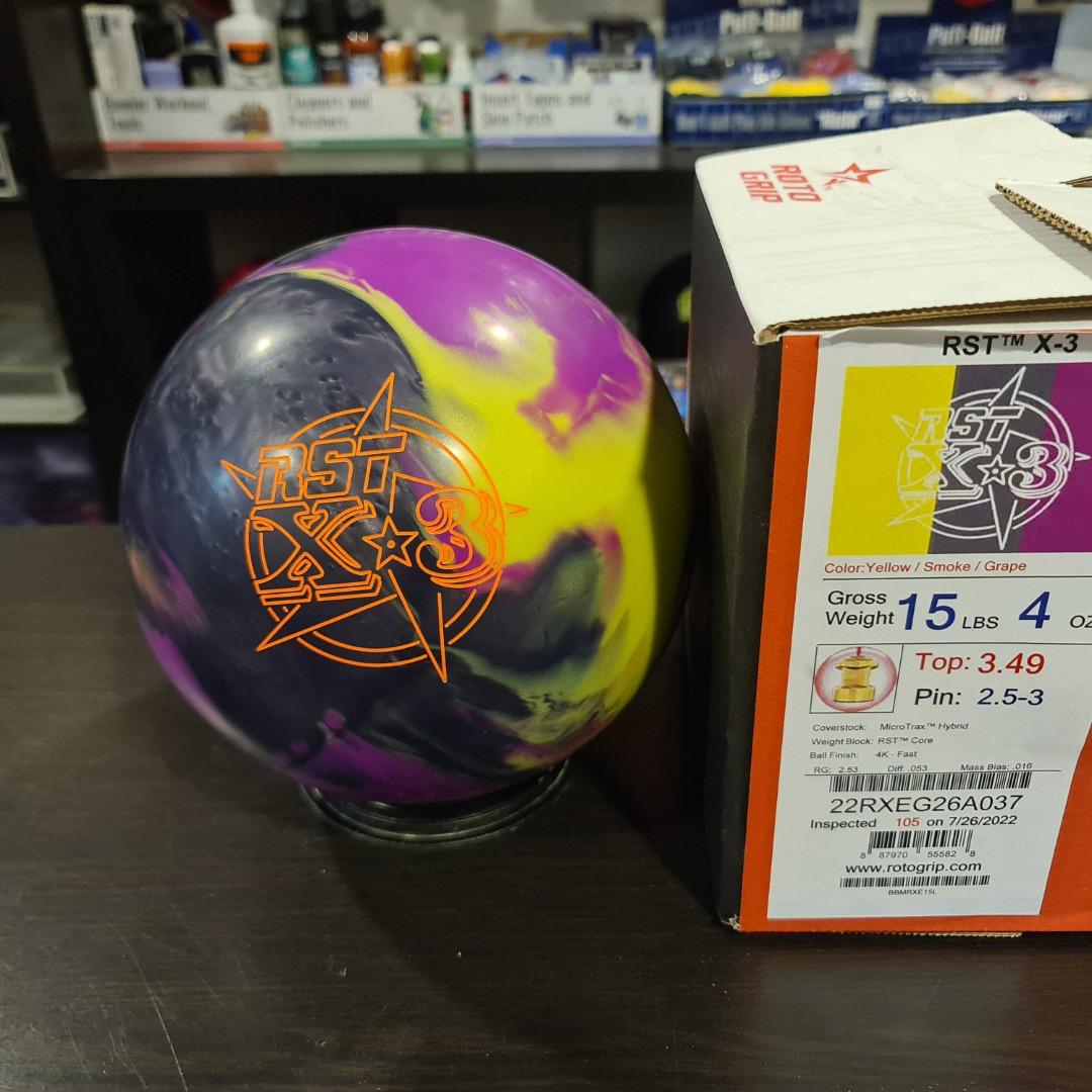 New Roto Grip RST-X3 Pro Performance Bowling Ball available now!! (UP ...