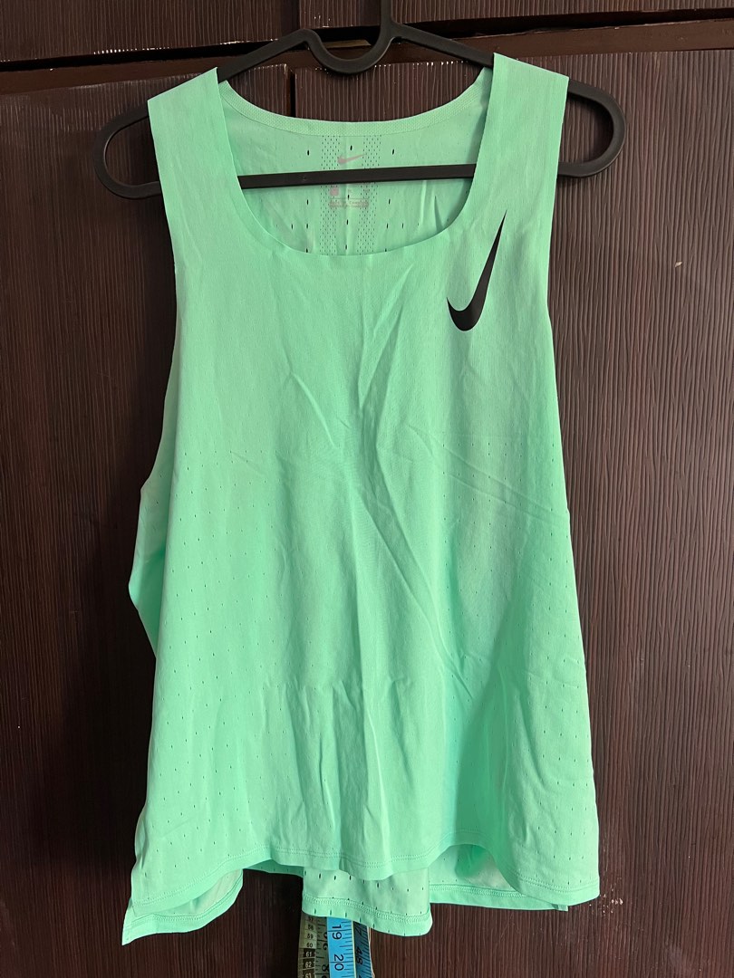 Nike Aeroswift singlet (green), Sports Equipment, Sports & Games ...