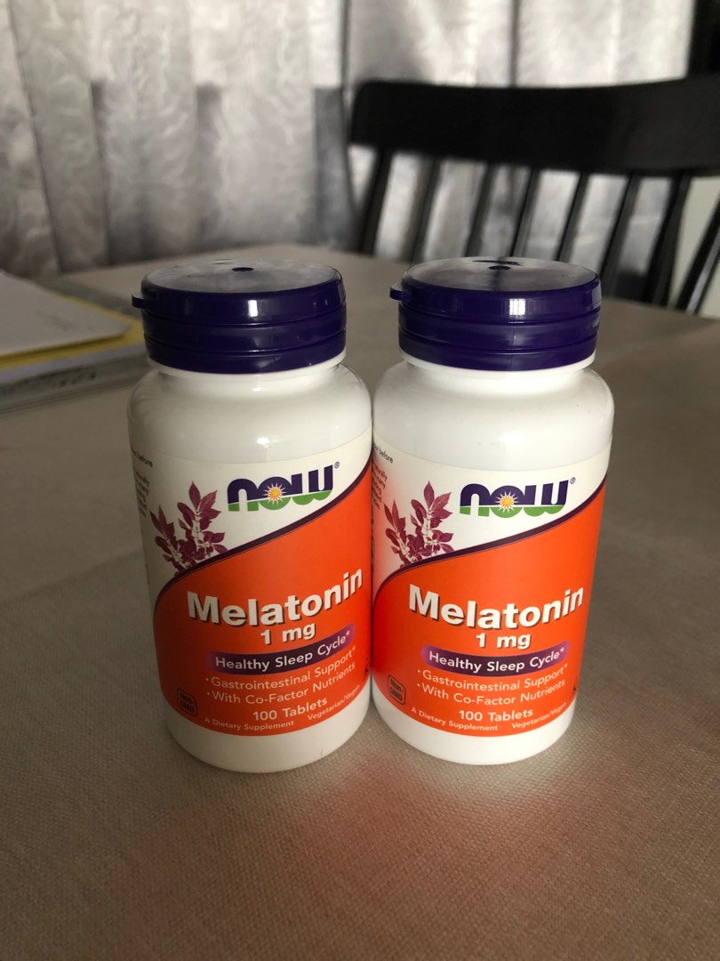 NOW Melatonin 1mg, Health & Nutrition, Health Supplements, Vitamins ...
