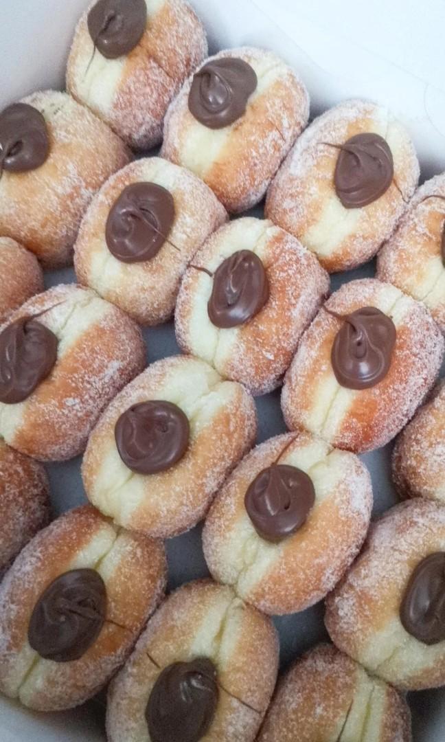 Nutella Bomboloni/Red Velvet Cream Cheese, Food & Drinks, Homemade ...