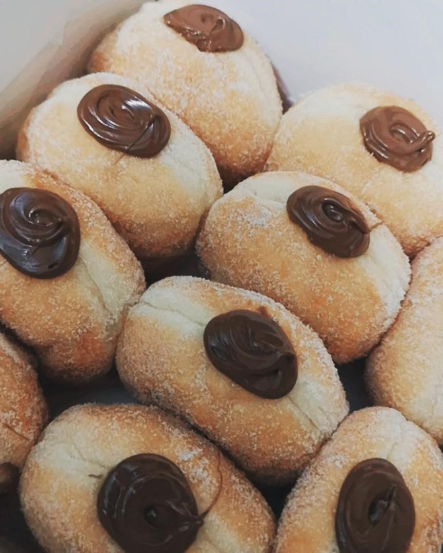 Nutella Bomboloni/Red Velvet Cream Cheese, Food & Drinks, Homemade ...