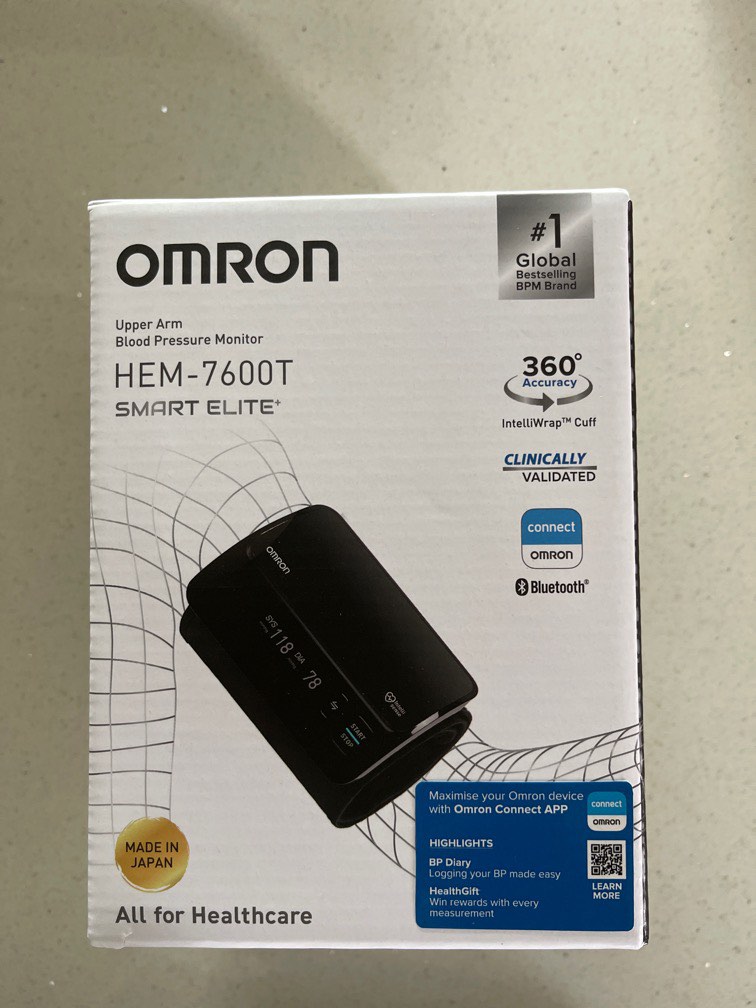 Omron HEM 7600T, Health & Nutrition, Health Monitors & Weighing Scales ...