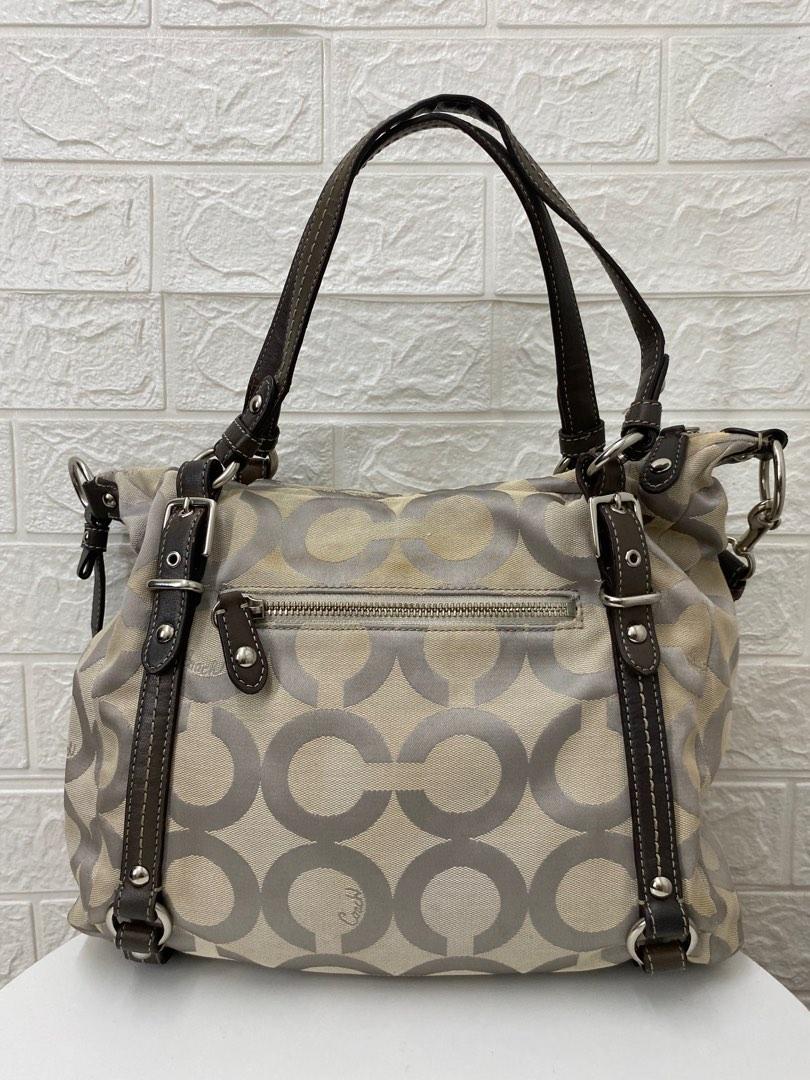 Original Coach Signature Canvas Shoulder Bag, Women's Fashion, Bags ...