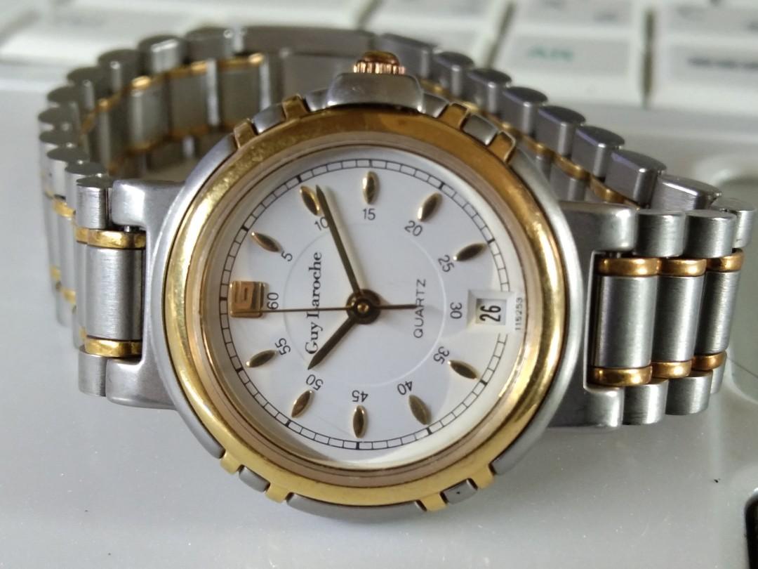 Original Guy Laroche lady watch Swiss made, Women's Fashion, Watches ...