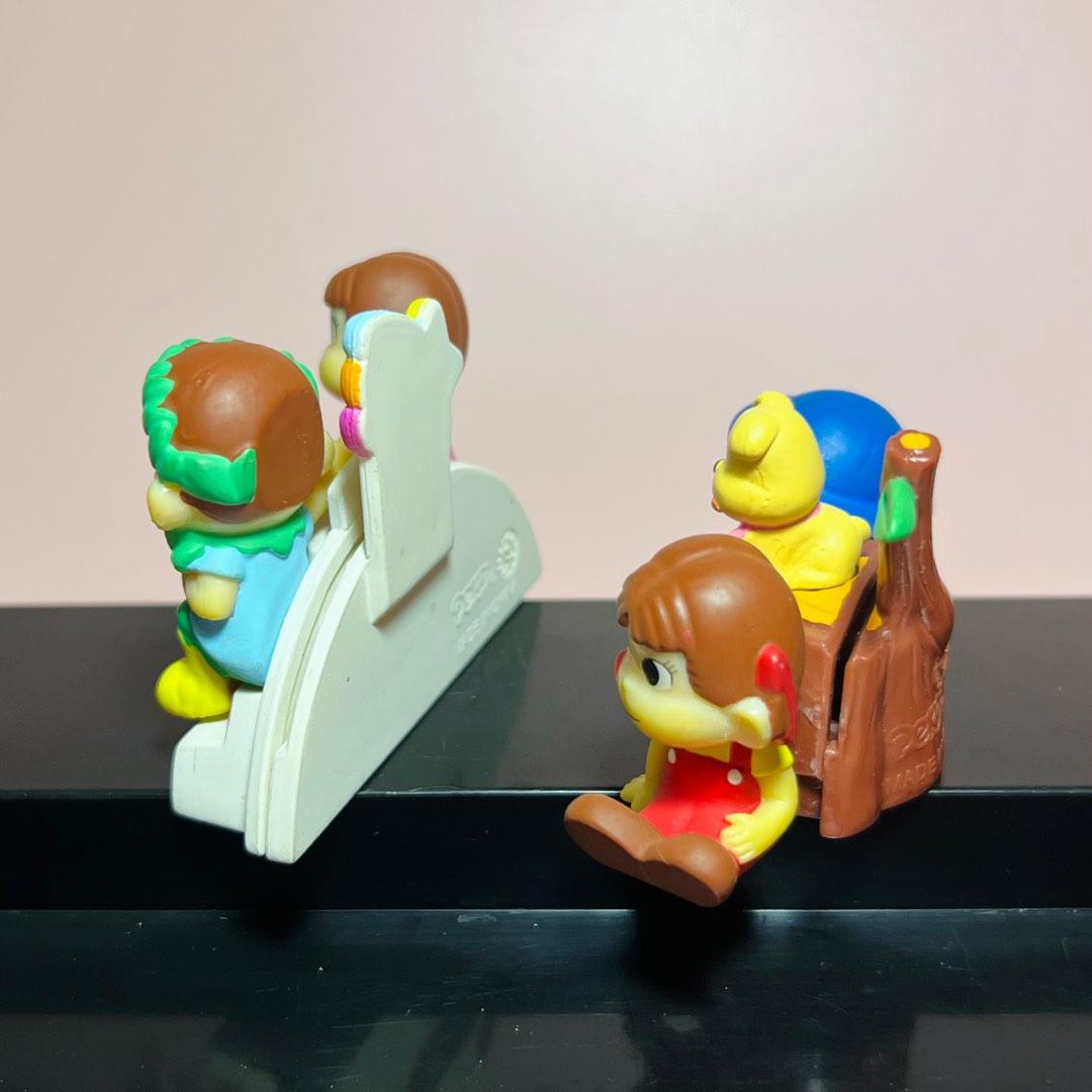 Peko & Poko Chan Mini Figure Display/Memo Note & Card Holder 6.3-6.5cm ...