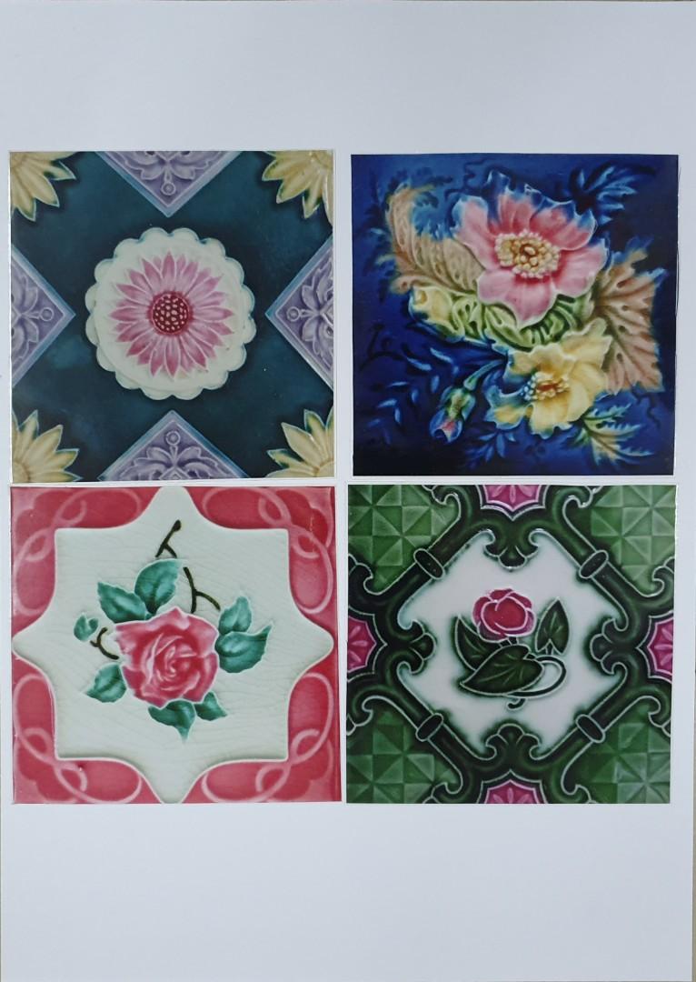 Peranakan Print with Frame, Hobbies & Toys, Stationery & Craft, Handmade Craft on Carousell