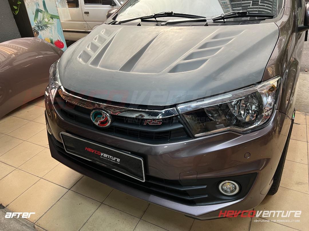 PERODUA BEZZA MUGEN RR FRONT BONNET, Auto Accessories on Carousell