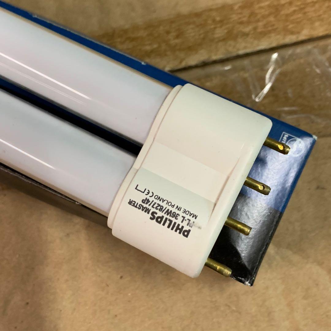Philips PL-L Master 36w 827 2700K 4P Warm White 黃光 慳電管 燈管, 傢俬＆家居, 燈飾及風扇 ...