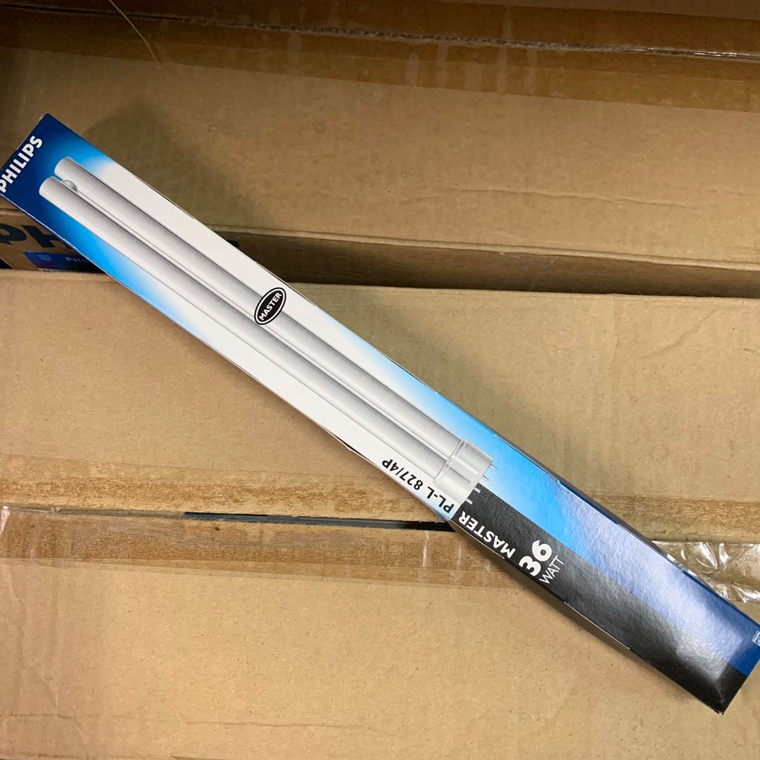 Philips PL-L Master 36w 827 2700K 4P Warm White 黃光 慳電管 燈管, 傢俬＆家居, 燈飾及風扇, 燈飾 - Carousell