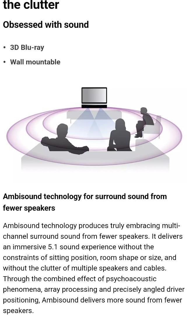 Philips Soundbar HTB7150/98, Audio, Soundbars, Speakers & Amplifiers on Carousell