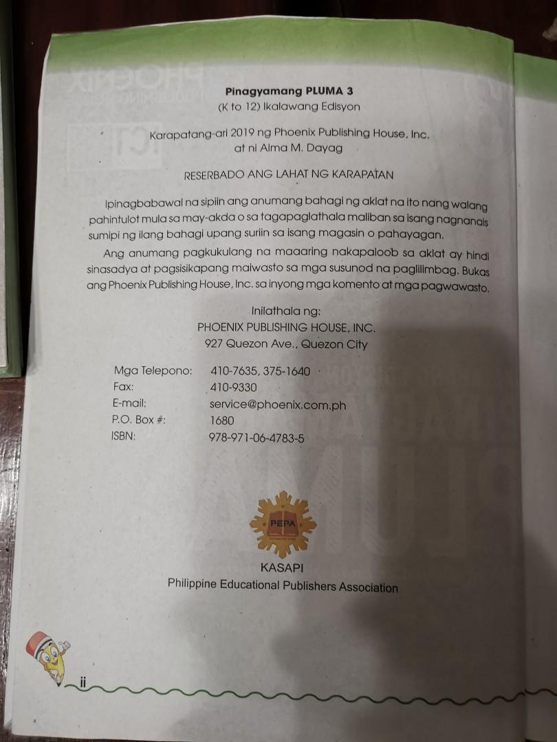 Pinagyamang Pluma 3, Hobbies & Toys, Books & Magazines, Textbooks on ...