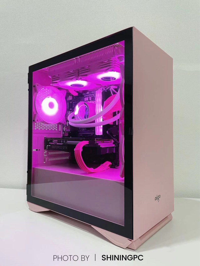 Pink Gaming Desktop Intel Core i5-12400F with GTX 1660 Super Gaming PC ...