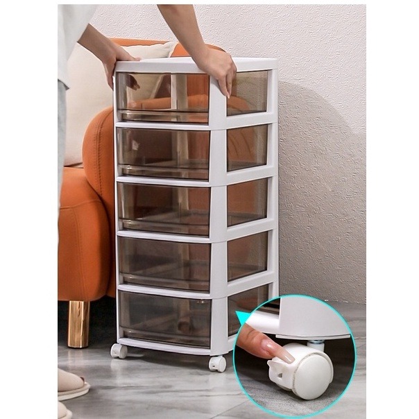 Plastic Drawer Storage Cabinet/Visible Storage Cabinet/Multi-layer ...