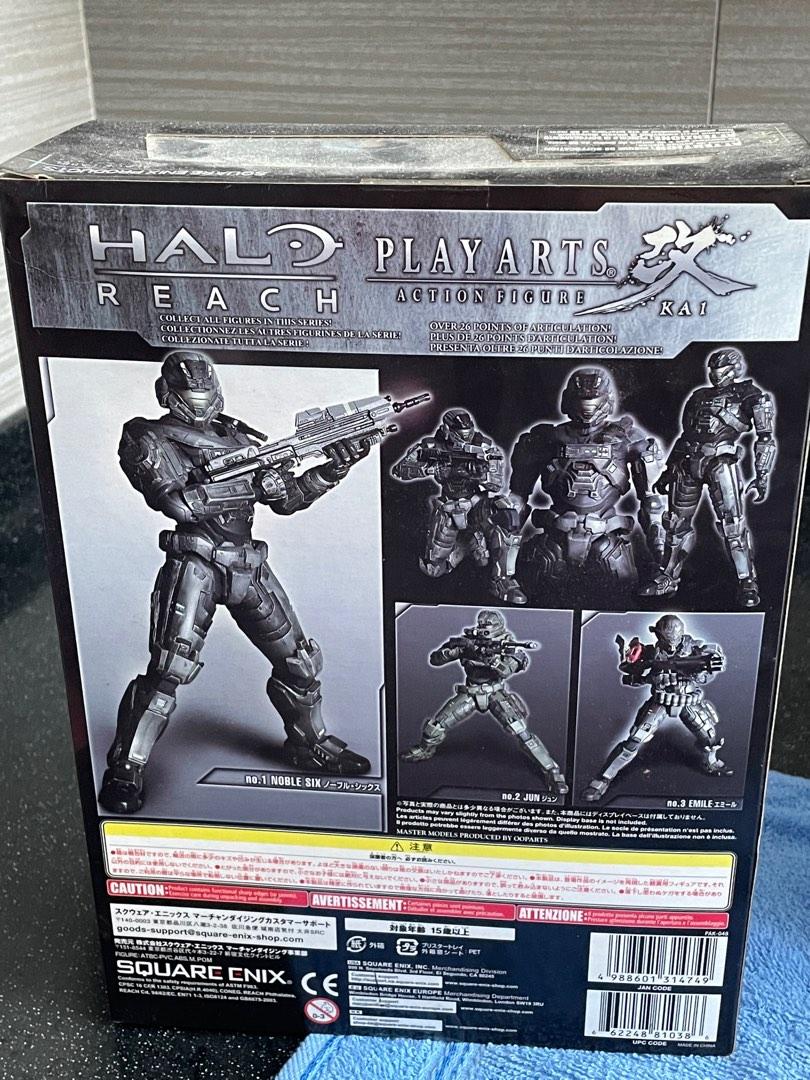 PLAY ARTS Halo Reach Noble Six action figure, Hobbies & Toys, Toys ...