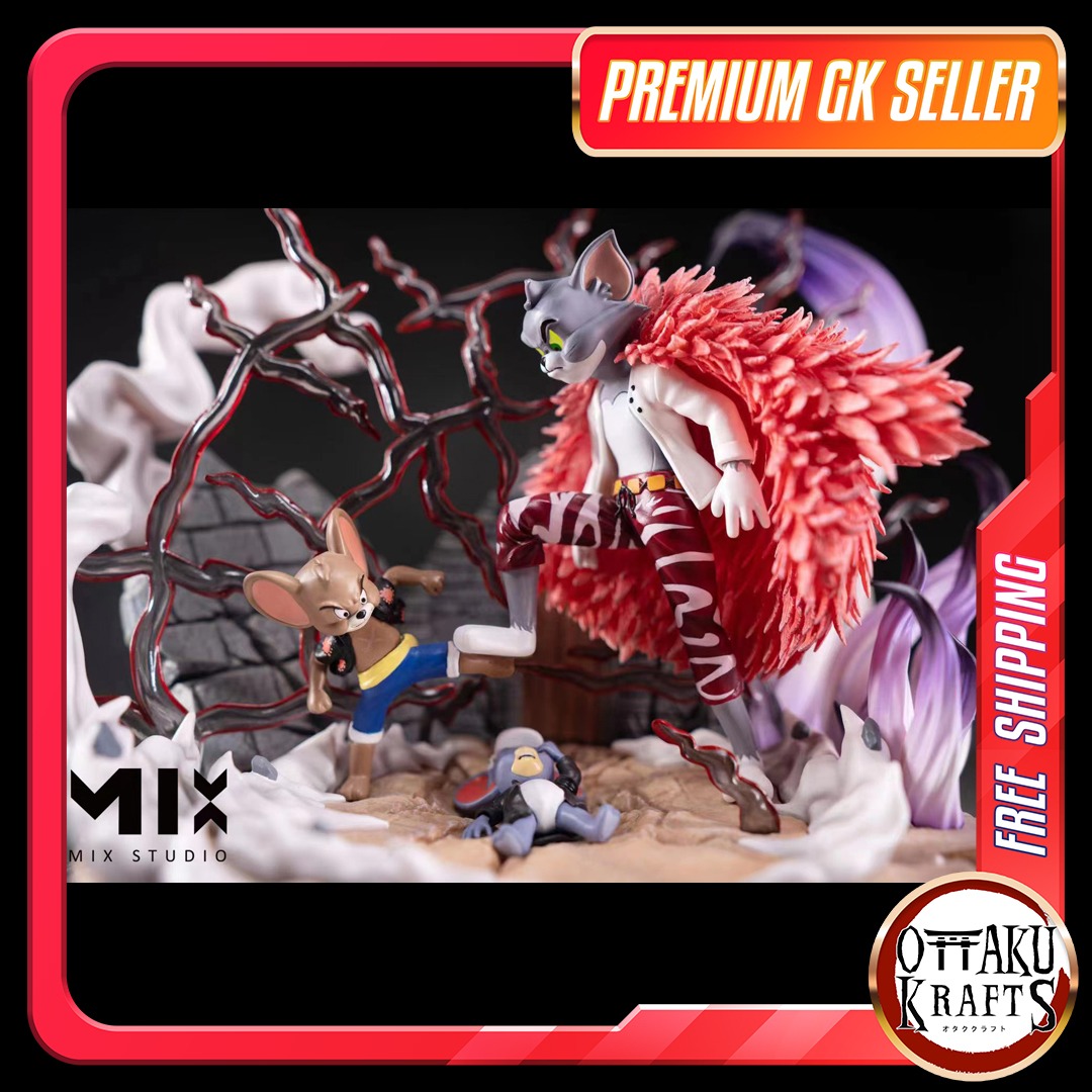【PO】Jerry vs Nibbles, Luffy vs Doflamingo | MIX Studio | Tom And Jerry ...