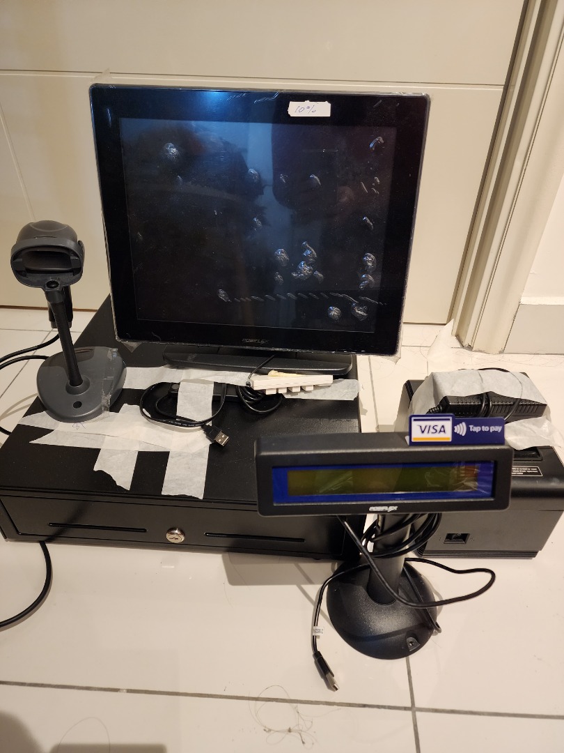Posiflex POS Terminal with printer,barcode scanner,Two line display ...