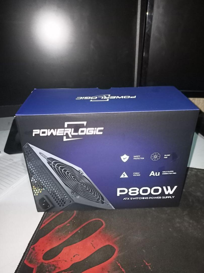 POWERLOGIC ATX-800w 20 4 PIN SWITCHING POWER SUPPLY PSU, Computers ...