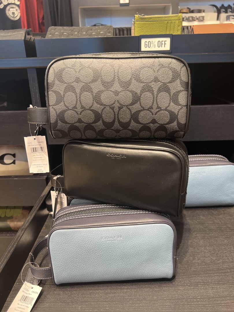 (PREORDER) COACH SMALL TRAVEL KIT, Men's Fashion, Bags, Belt bags ...