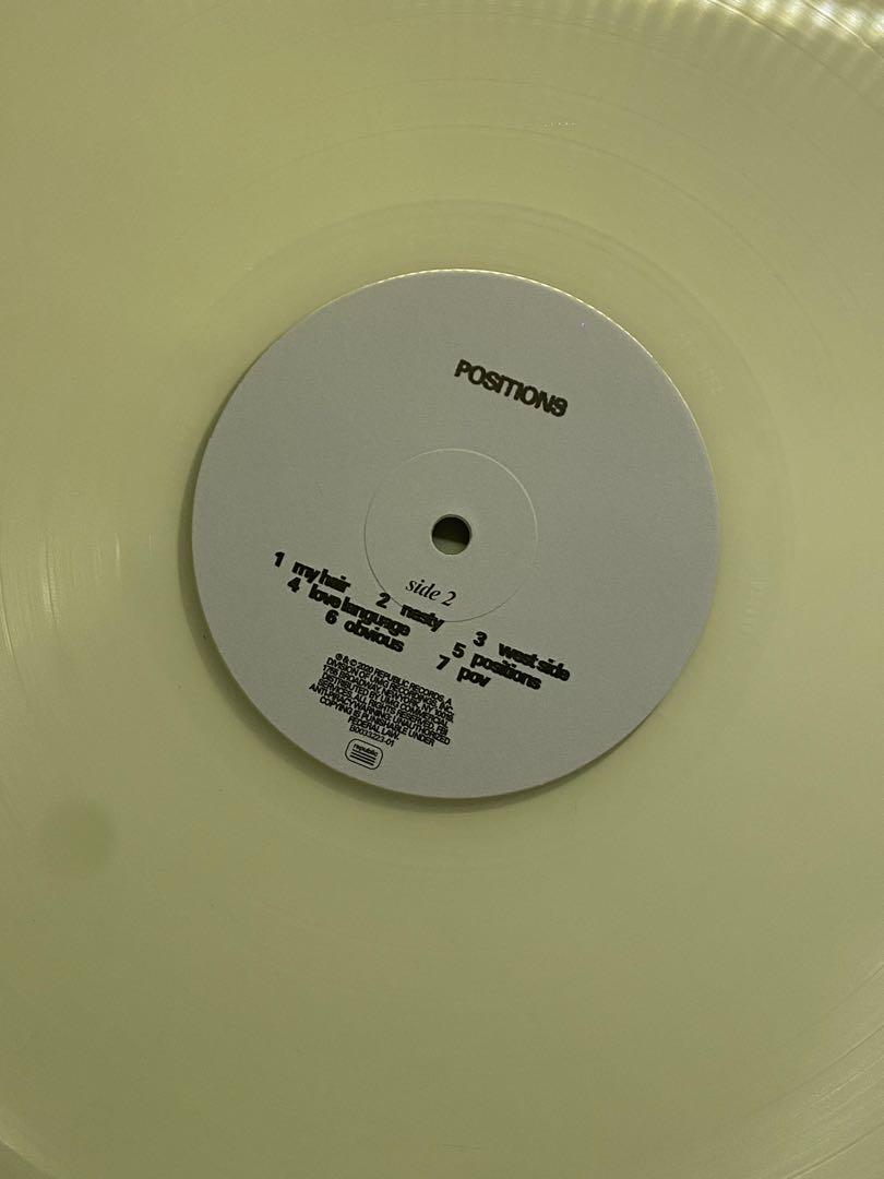 [pre-owned] positions ariana grande vinyl target exclusive album glow in the dark press, Hobbies ...